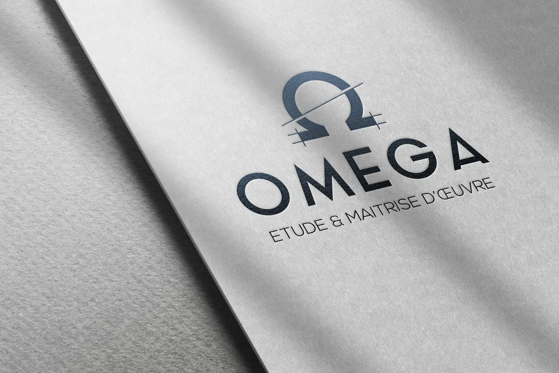 Création logo Omega - Graphiste, charte graphique Bretagne